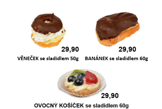 DIA - ZÁKUSKY, DORTY, PEČIVO :: LAHŮDKY - PASTELKA